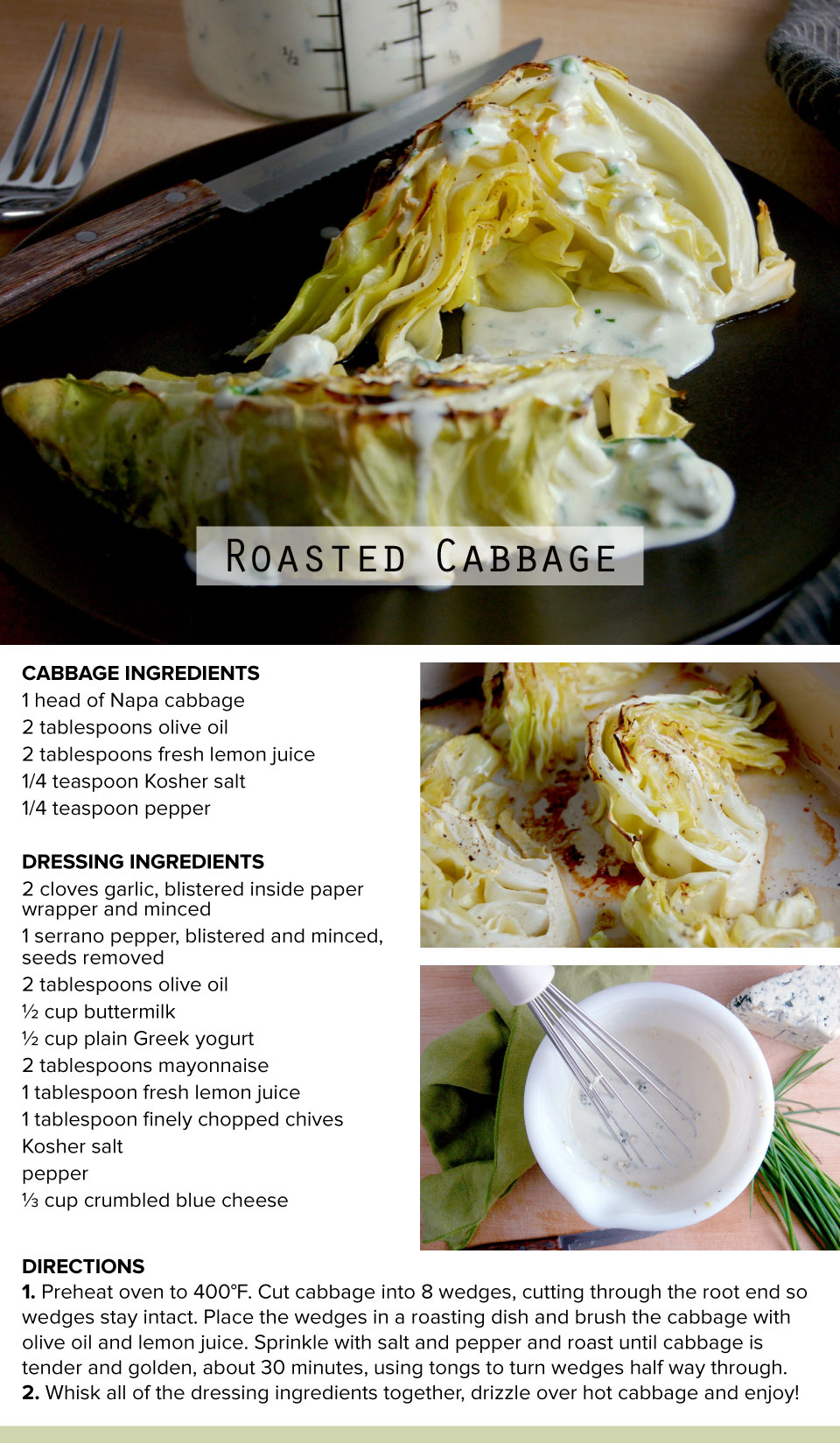 Roasted Cabbage