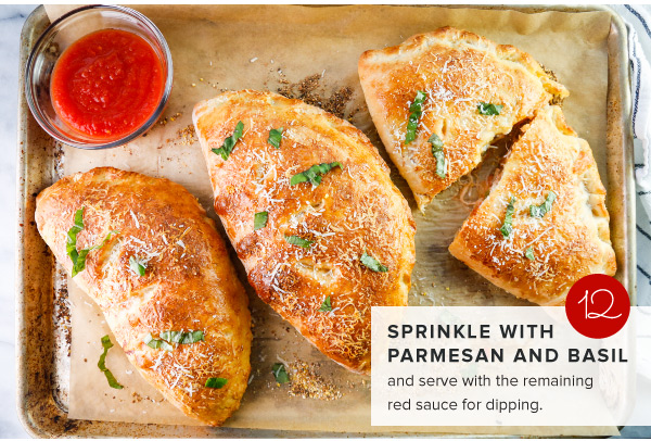 Start a New Favorite! Easy-Cheesy Calzones