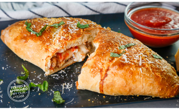 Start a New Favorite! Easy-Cheesy Calzones
